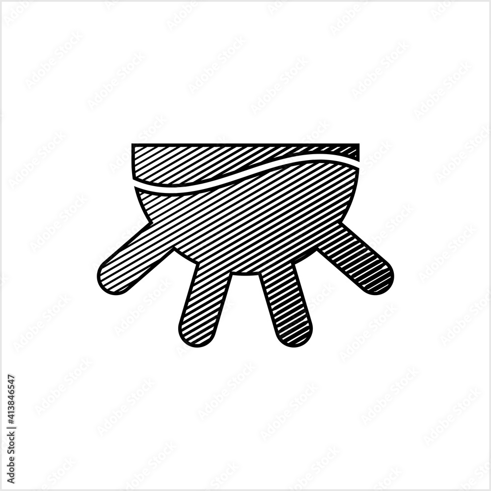 Udder Icon, Mammary Gland Of Female Cattle, Organ Formed Of Four ...