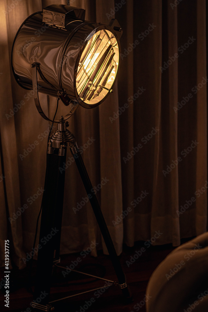 spotlight on stage with spotlight Stock Photo | Adobe Stock