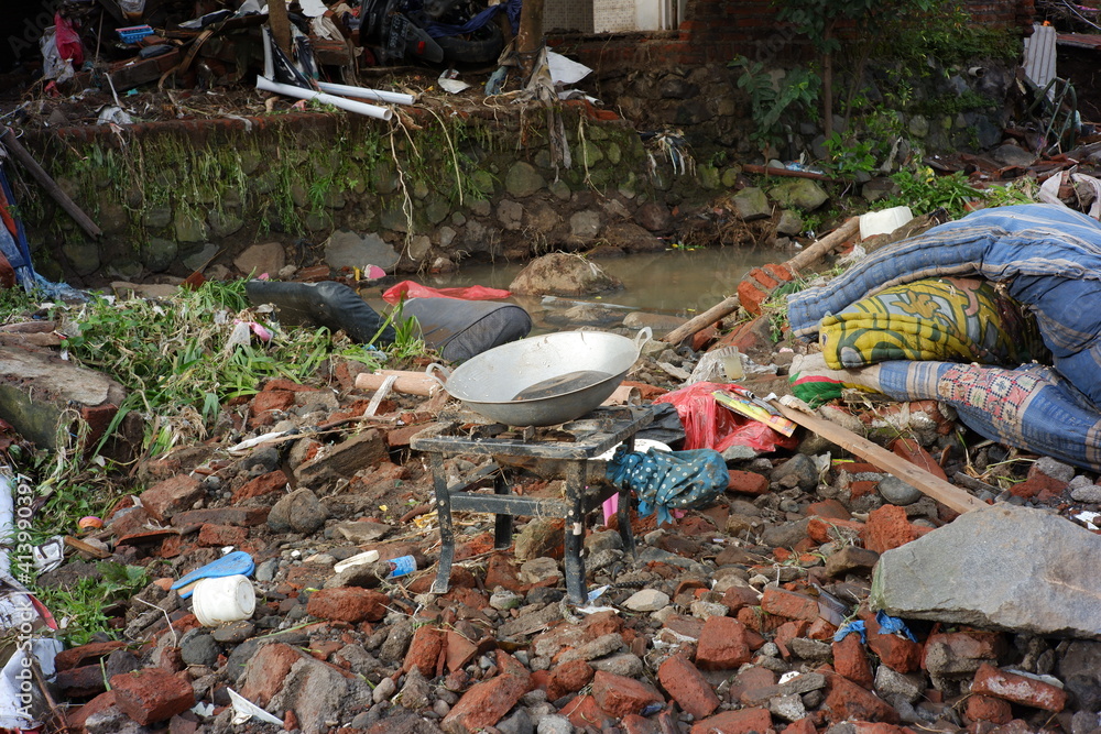 flash floods that destroyed dozens of houses and caused casualties ...