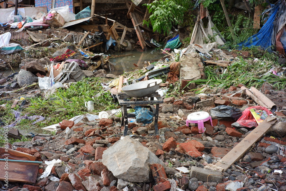 flash floods that destroyed dozens of houses and caused casualties ...