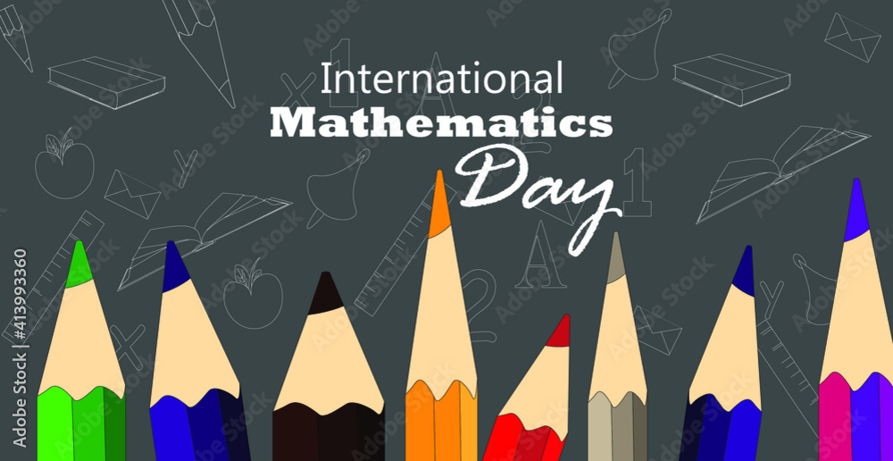 International Mathematics Day vector illustration. Stock Vector | Adobe ...