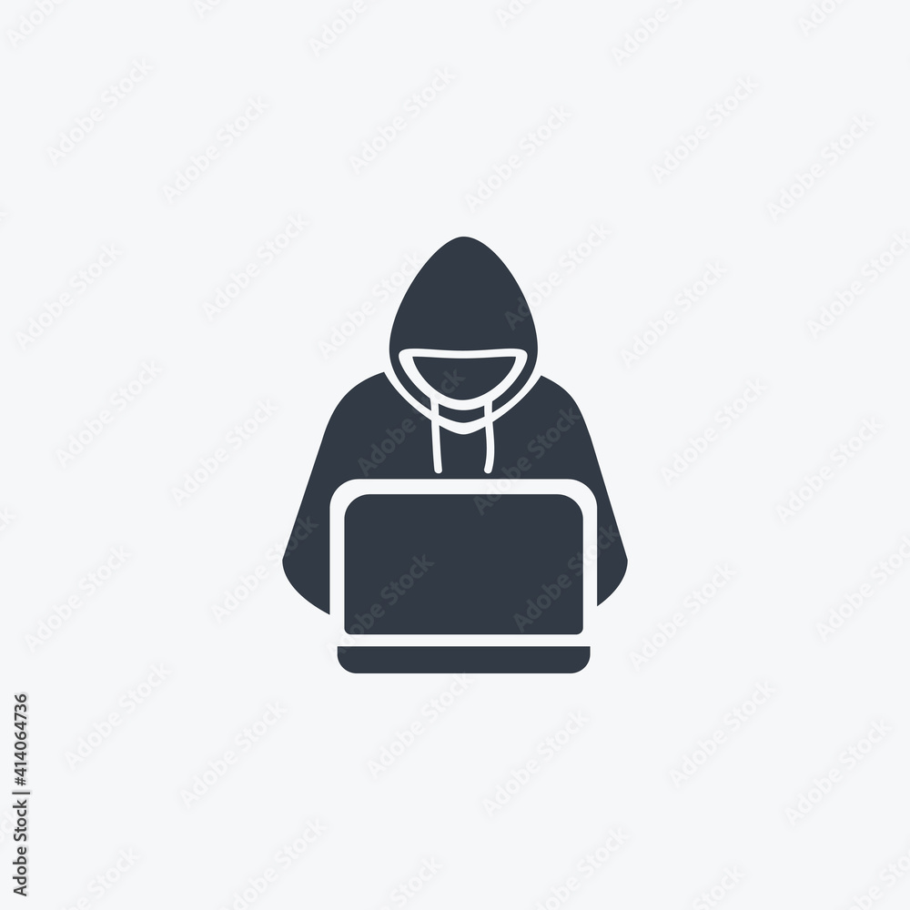 Cyber baiting icon isolated on clean background. Cyber baiting icon ...