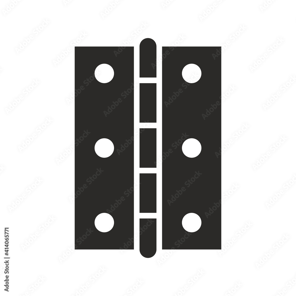 Door hinge icon. Vector icon isolated on white background. Stock Vector ...