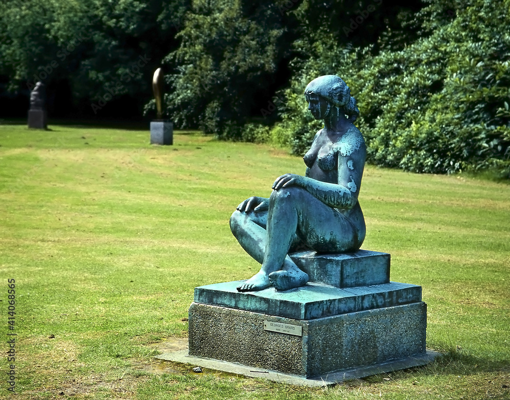The sculpture Niobe by Georges Grard (1947-48). Middelheim Open Air ...