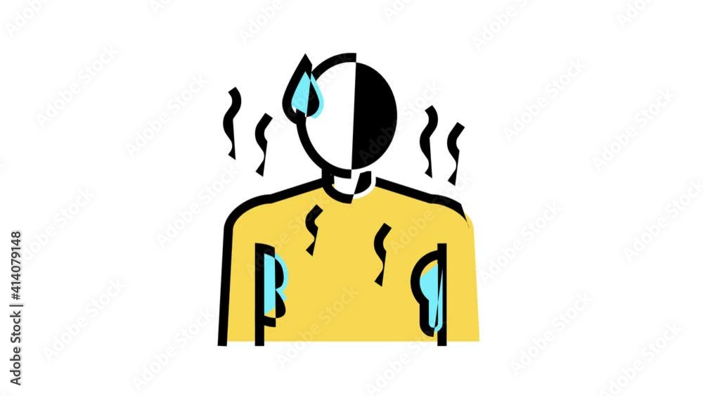 Chicken Pox Disease Icon Animation Ill Research And Medicaments Vaccine ...