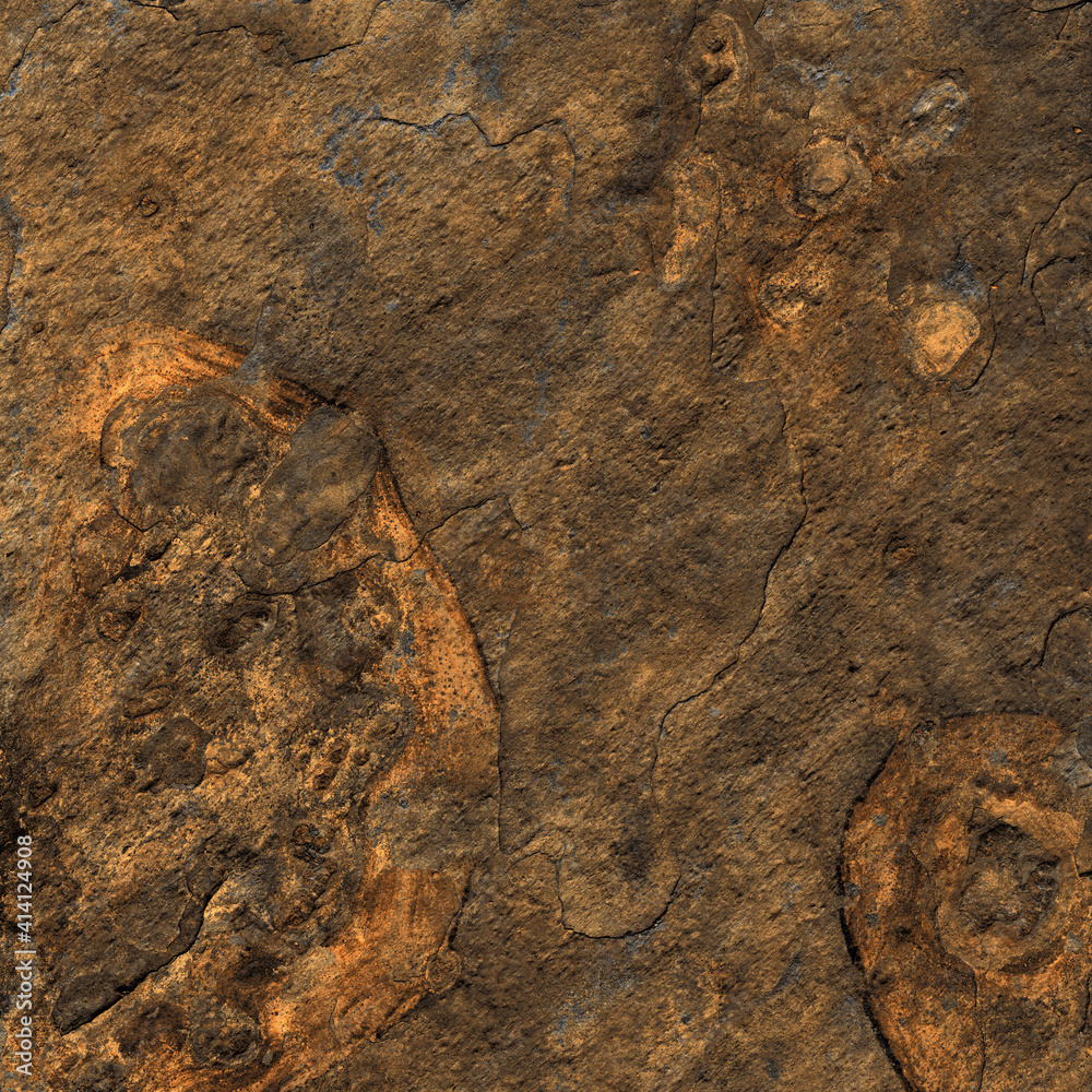 Metal Rust Stone Texture Background With Cement Effect In golden ...