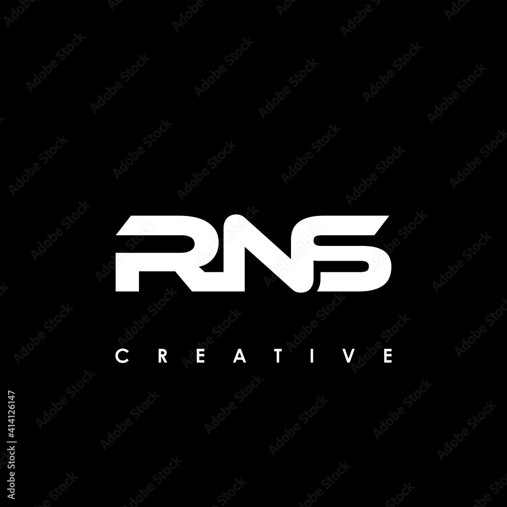 RNS Letter Initial Logo Design Template Vector Illustration Stock ...