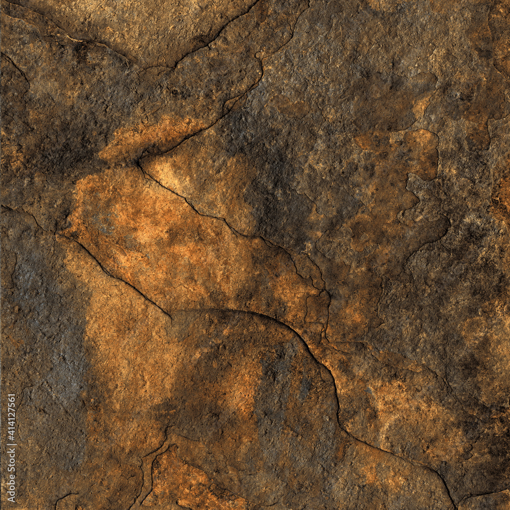 Metal Rust Stone Texture Background With Cement Effect In golden ...