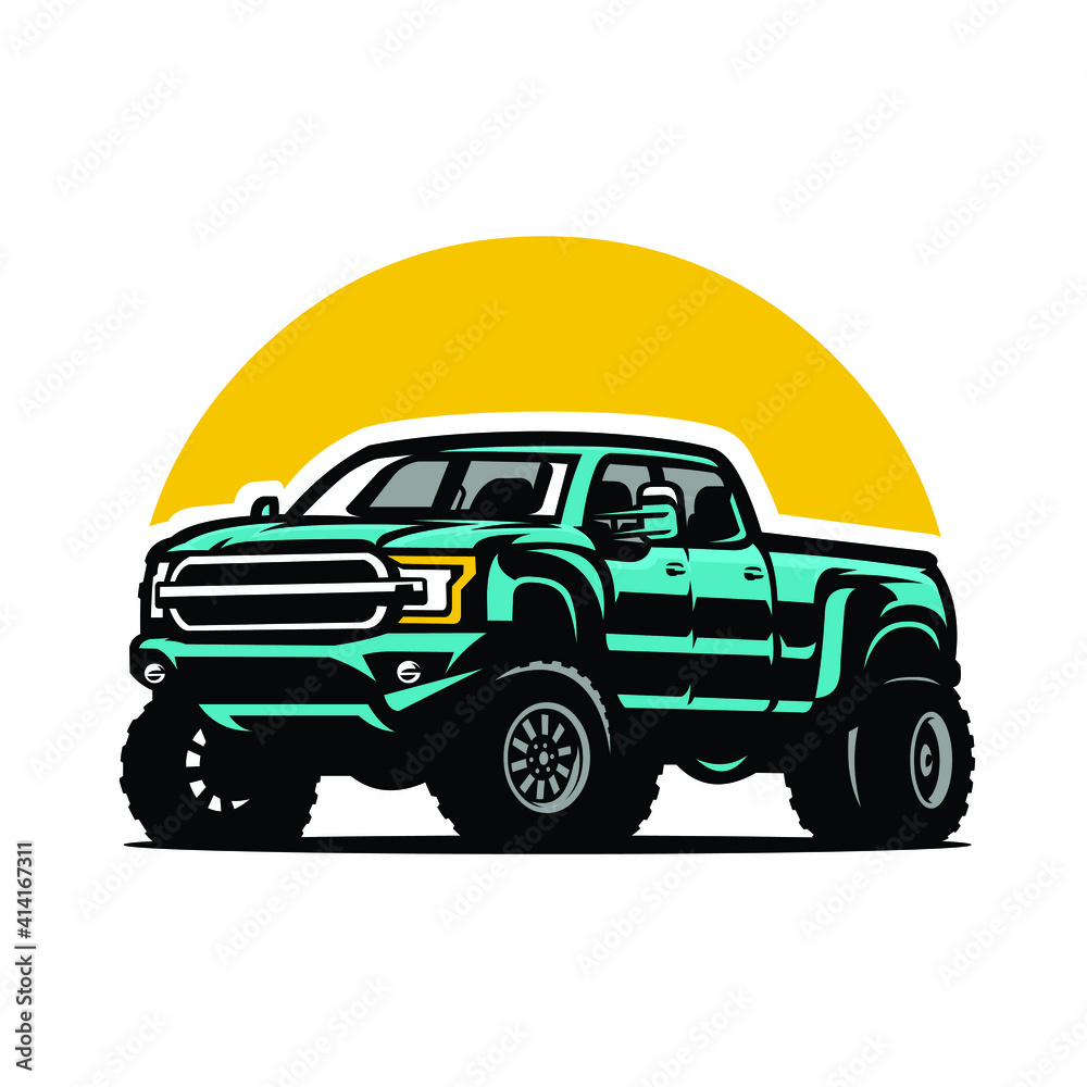 4x4 Truck Vector