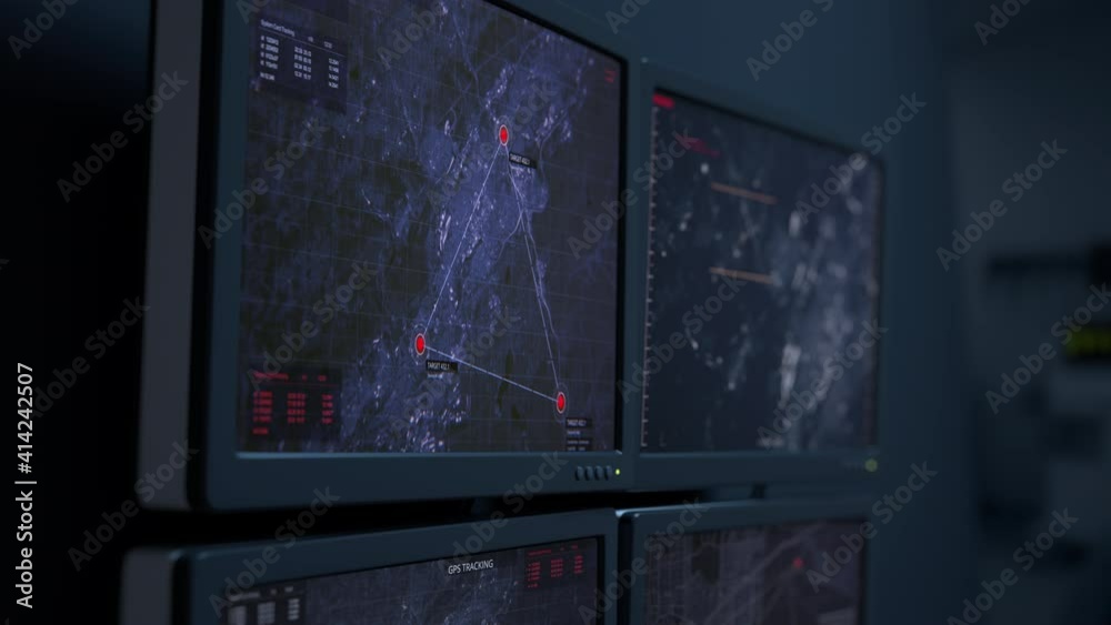 GPS location scanning or tracking by phone SIM card signal. Secret spy ...