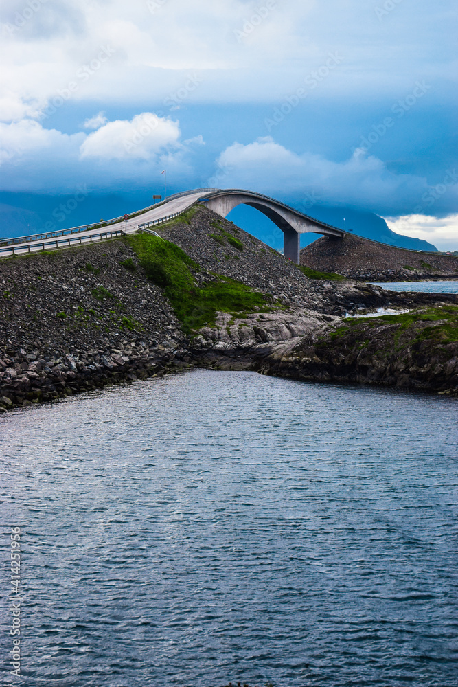 Storseisundet Bridge (Storseisundbrua) is the most famous and longest ...