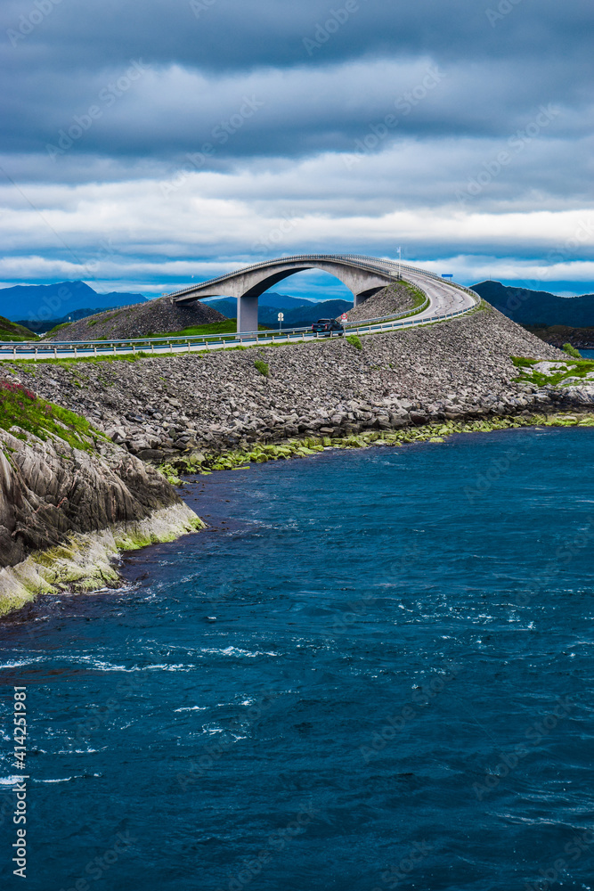 Storseisundet Bridge (Storseisundbrua) is the most famous and longest ...