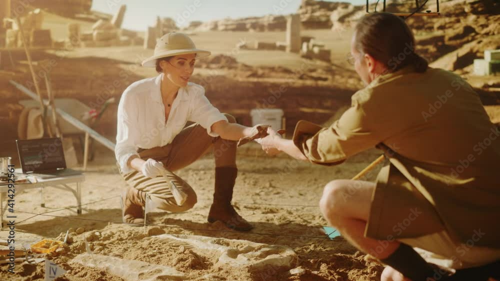 Archaeological Digging Site: Two Great Paleontologists Discovered ...