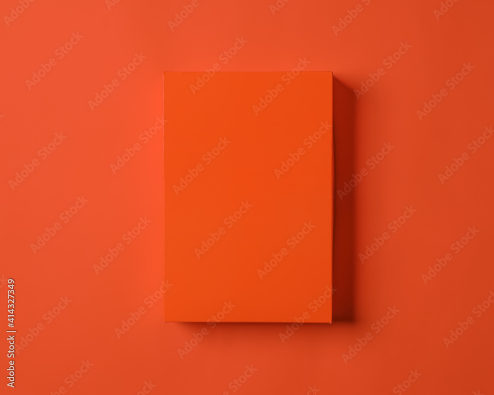 Rectangular object that has the same color as the background. With ...