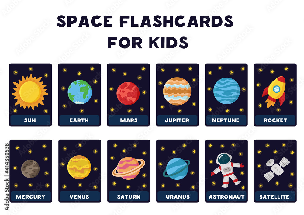 Solar System Fact Cards