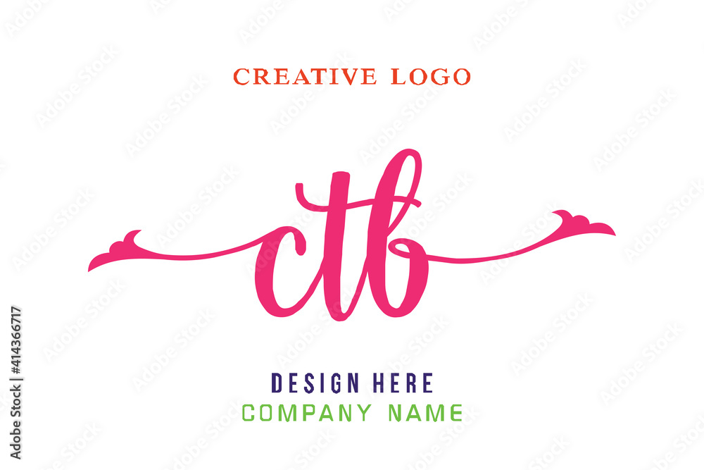 CTB lettering logo is simple, easy to understand and authoritative ...