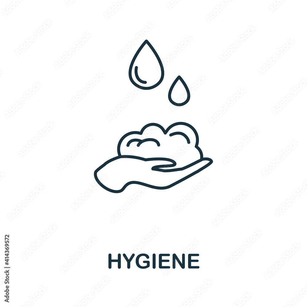 Hygiene icon. Monochrome simple Hygiene icon for templates, web design ...