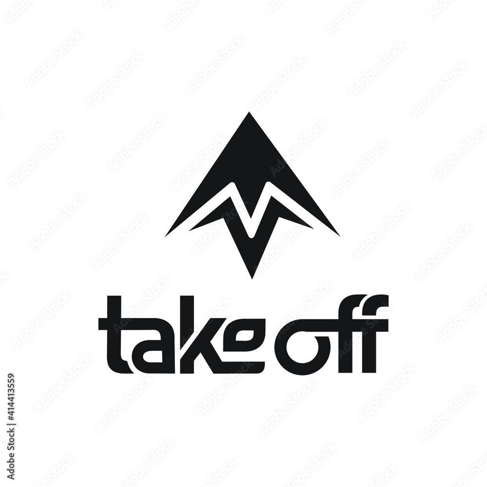 take off logo exclusive design inspiration Stock Vector | Adobe Stock
