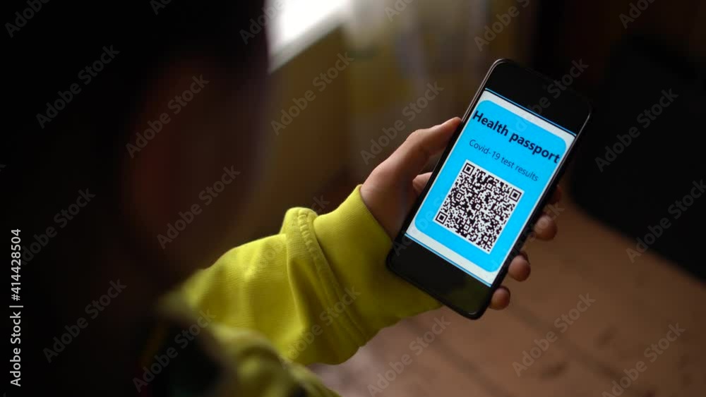 COVID-19 Immunity Passport. Coronavirus digital QR code health passport ...