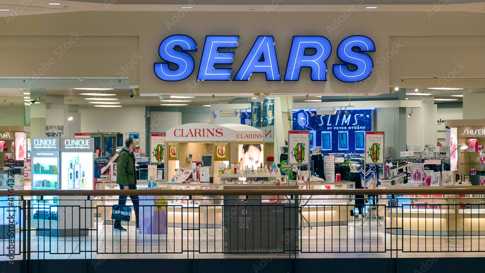Logo at a Sears store in Toronto, Canada Stock Photo | Adobe Stock