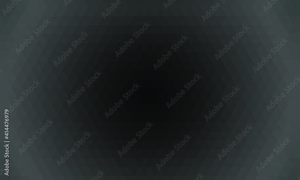 Black abstract geometric triangle polygons background style. Regular ...