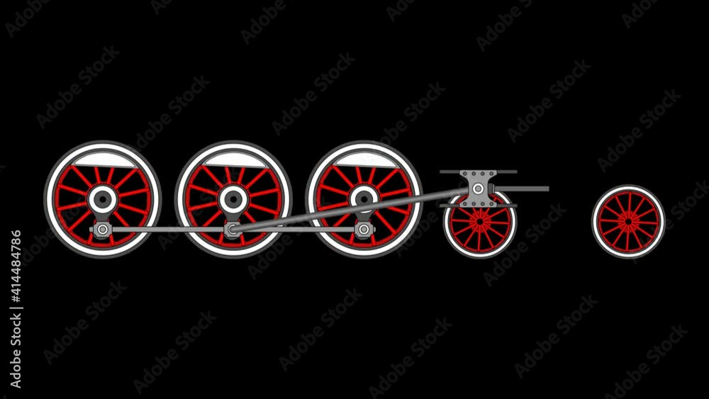 Stockvideo visual isolated animation with alpha channel of movement of ...