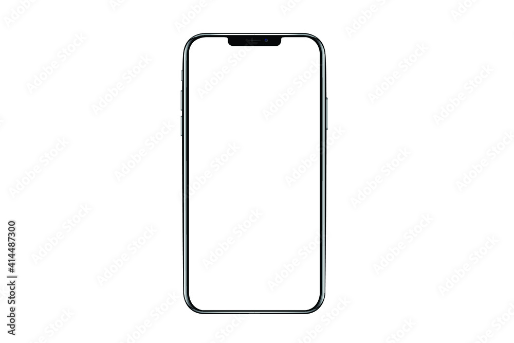 Bangkok, Thailand - Jan 13, 2021 : iPhone 12 pro max Mockup, Highly ...