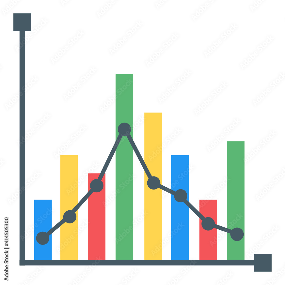 Graphical representation of a vertical chart, called a vertical column ...
