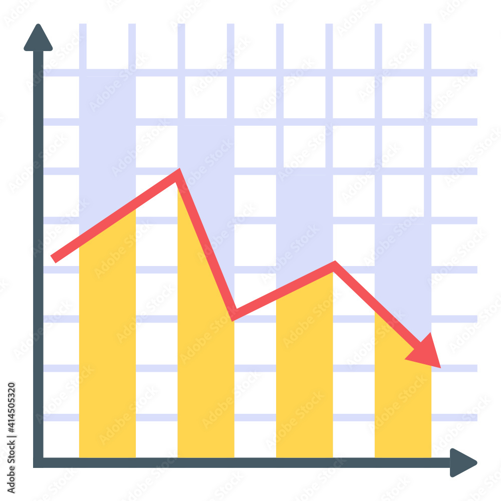 Graphical representation of a vertical chart, called a vertical column ...