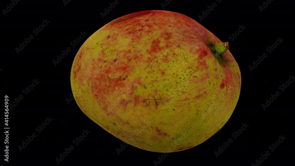Realistic render of a rotating Apple Mango (from Philippines) on ...