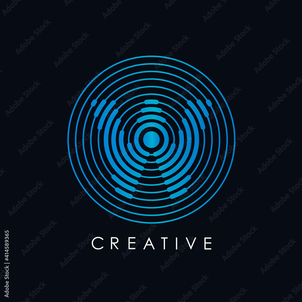 Grid line With the letter W, simple, stylish, easy to recognize and ...