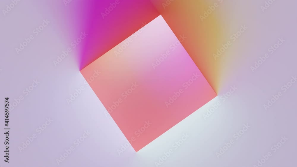 Neon color gradient visuals. Fluorescent light emission. Shadow edge ...