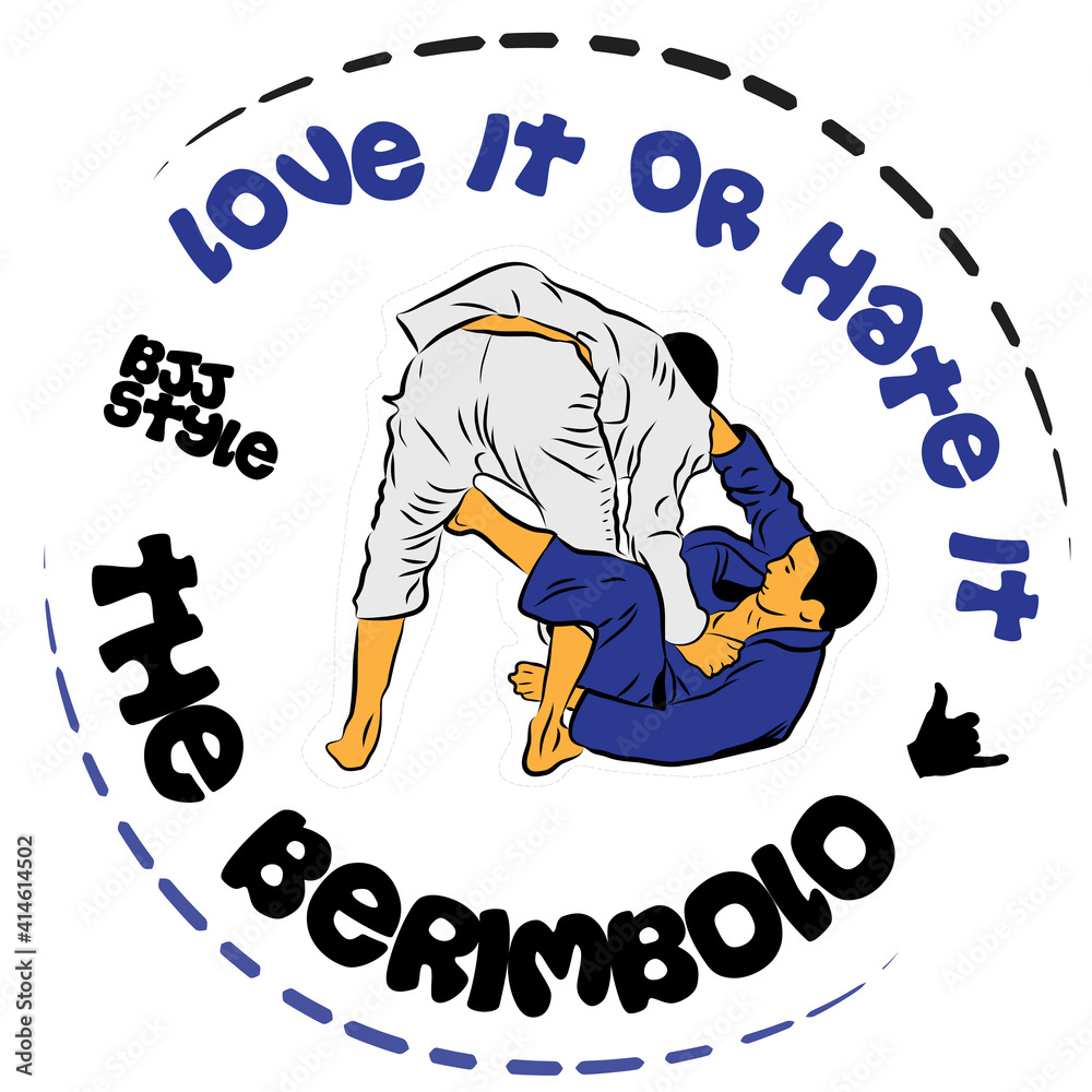 Berimbolo - love it or hate it Stock Vector | Adobe Stock