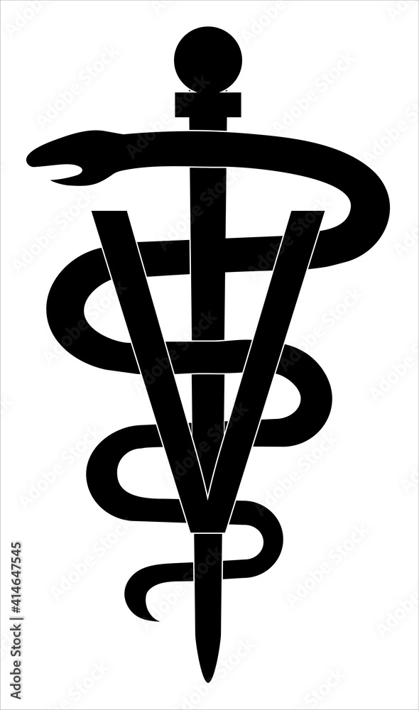 veterinary symbol - eps 10 Stock Vector | Adobe Stock