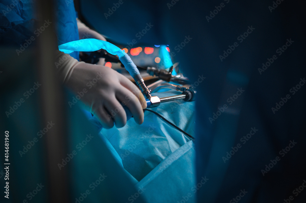 Endoscopic surgery to remove the uterus Stock Photo | Adobe Stock
