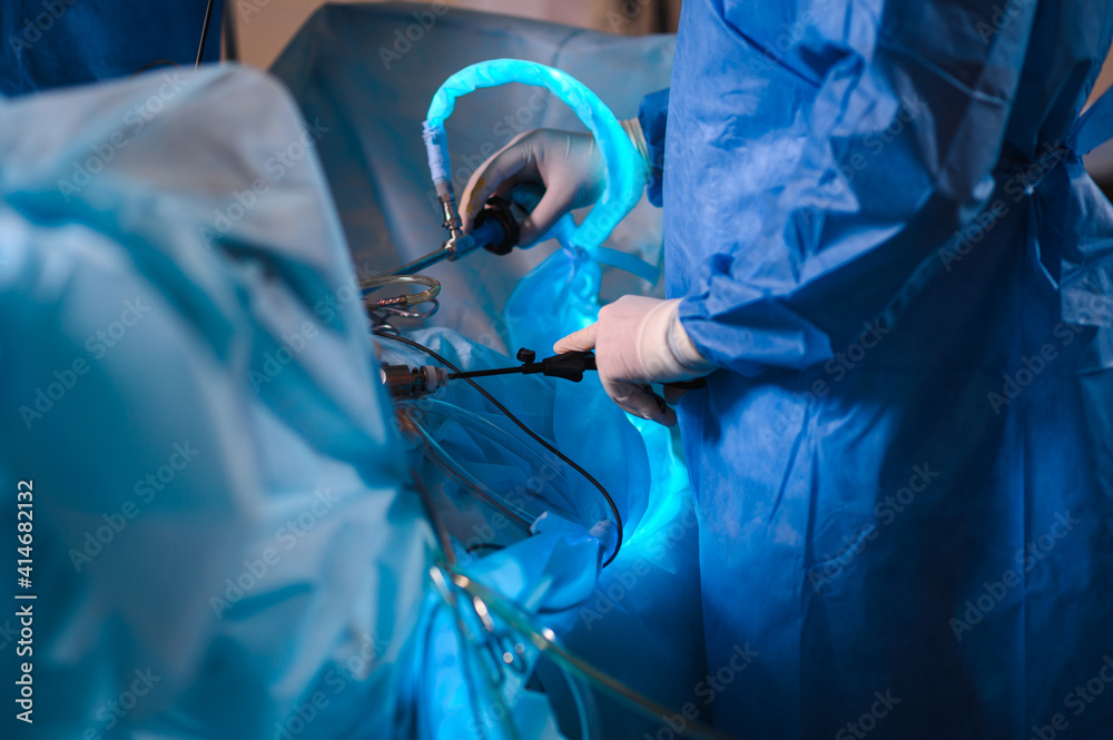 Endoscopic surgery to remove the uterus Stock Photo | Adobe Stock