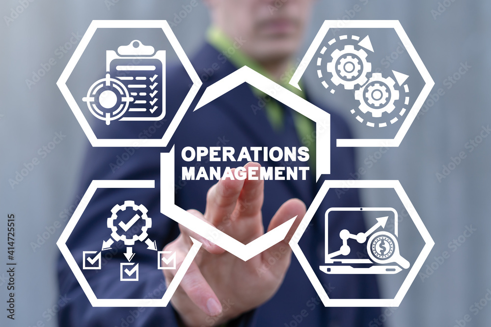Concept of operations management business project. Stock-Foto | Adobe Stock