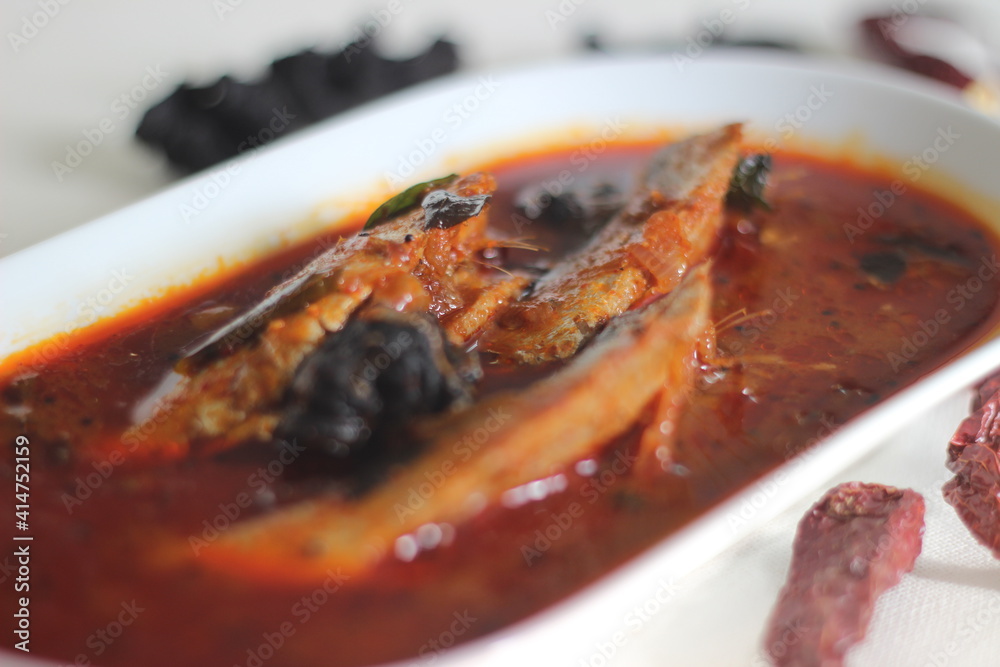 Sardines curry is a traditional central Kerala fish curry also known as ...