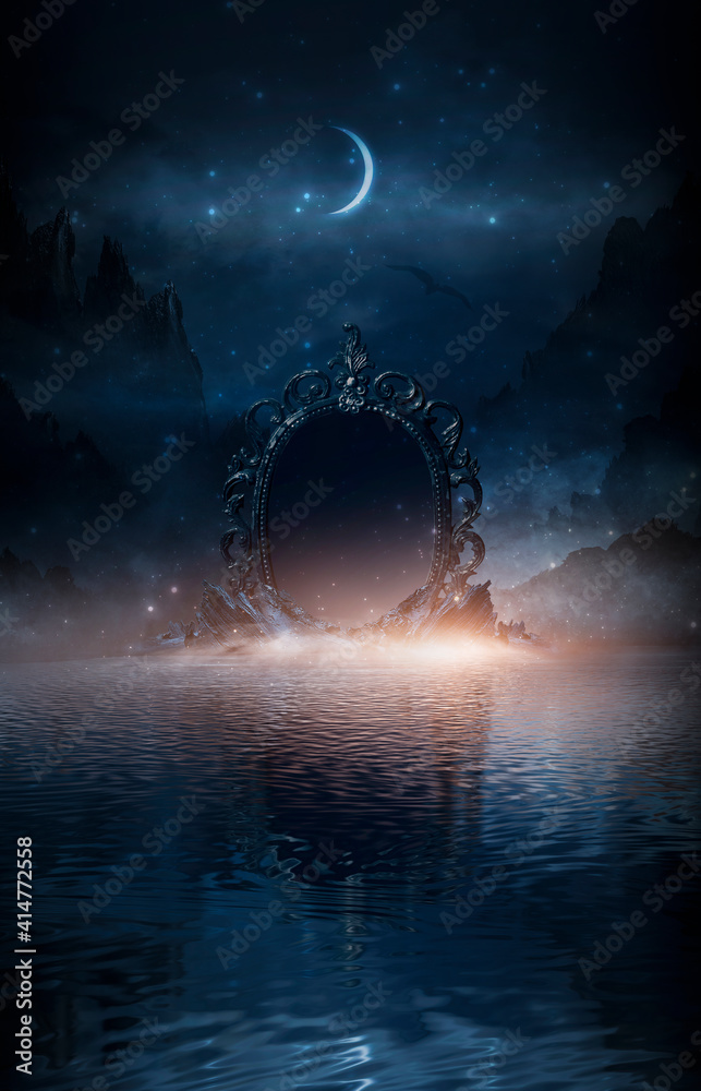Fantasy Landscape Moon