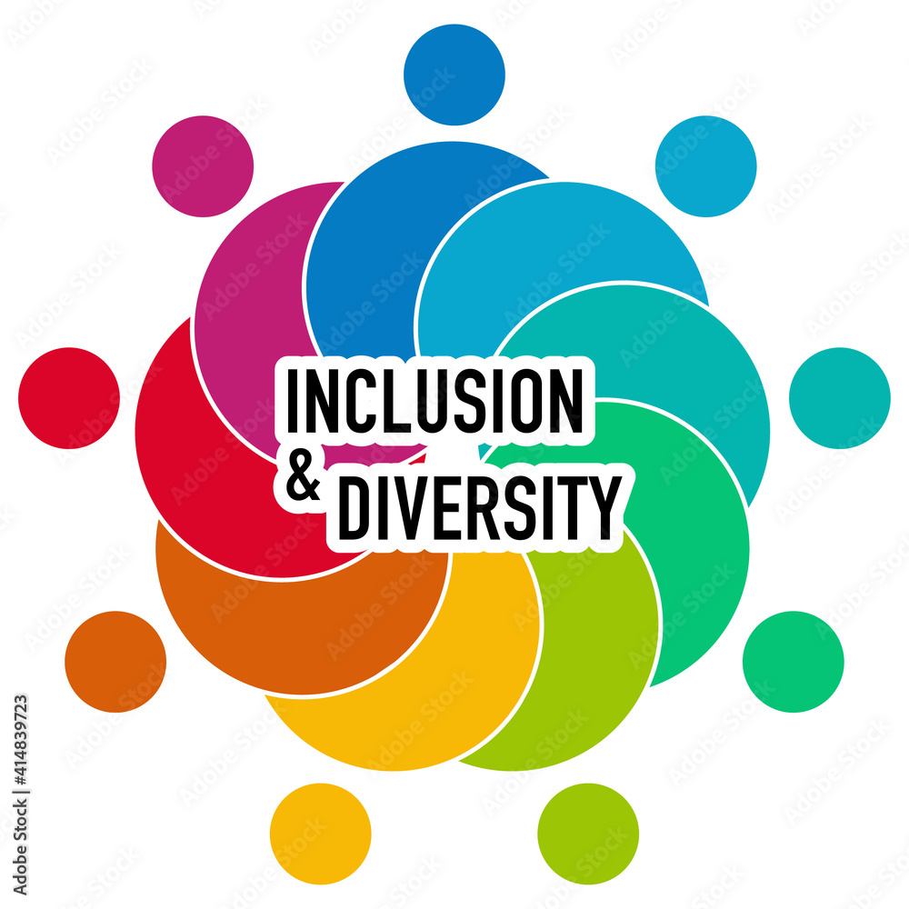 Inclusion and diversity infographic vector set, people vector logo for website Stock Vector ...