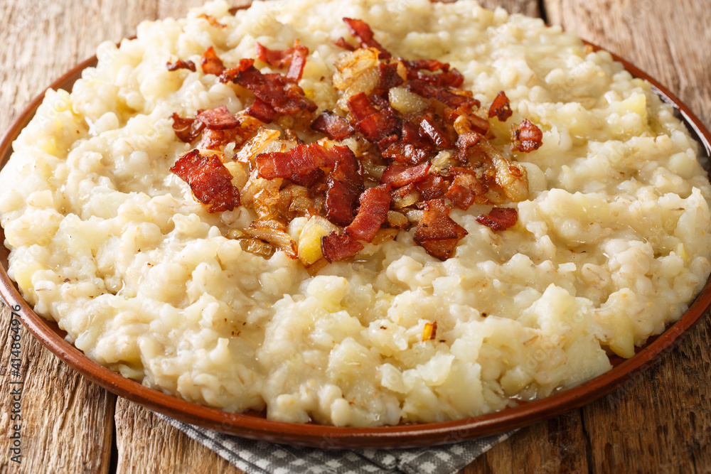 Mulgipuder is a rustic Estonian porridge consisting of mashed barley ...