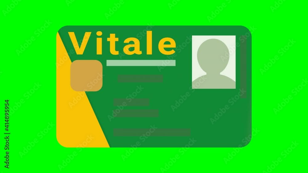 Une main présente une carte de la sécurité sociale française (carte ...