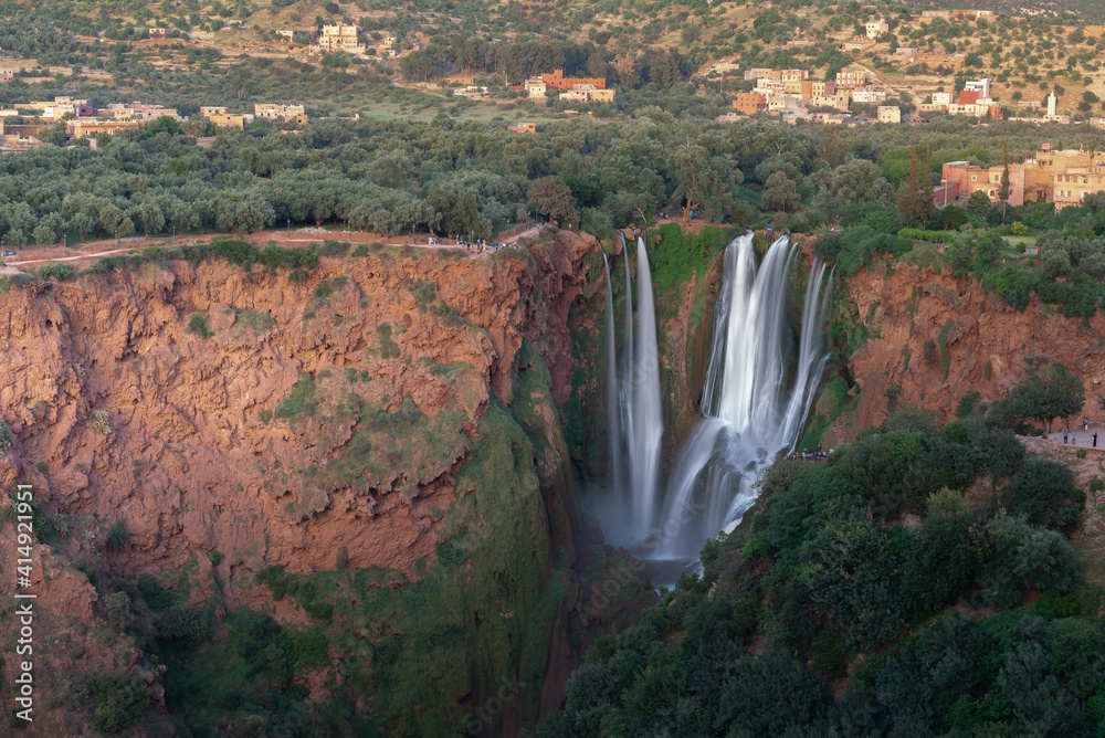 Ouzoud waterfalls, Grand Atlas in Morocco Stock Photo | Adobe Stock