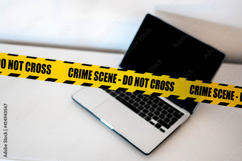 Cyber Crime Scene Stock Photo | Adobe Stock