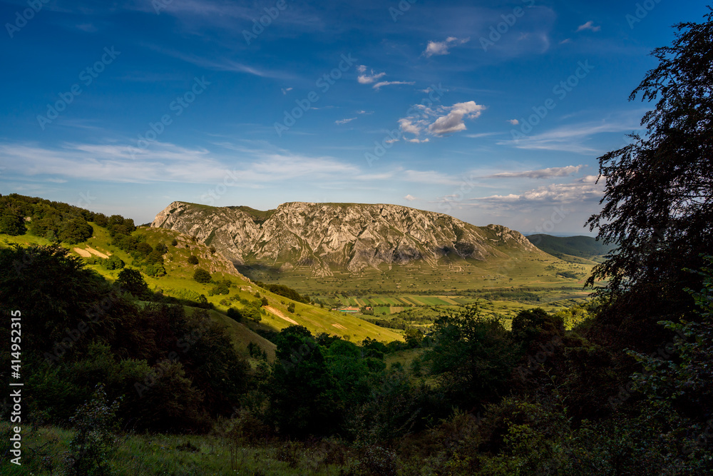 Panorama of the The Szekler Stone (Székelykő, Piatra Secuiului) from ...