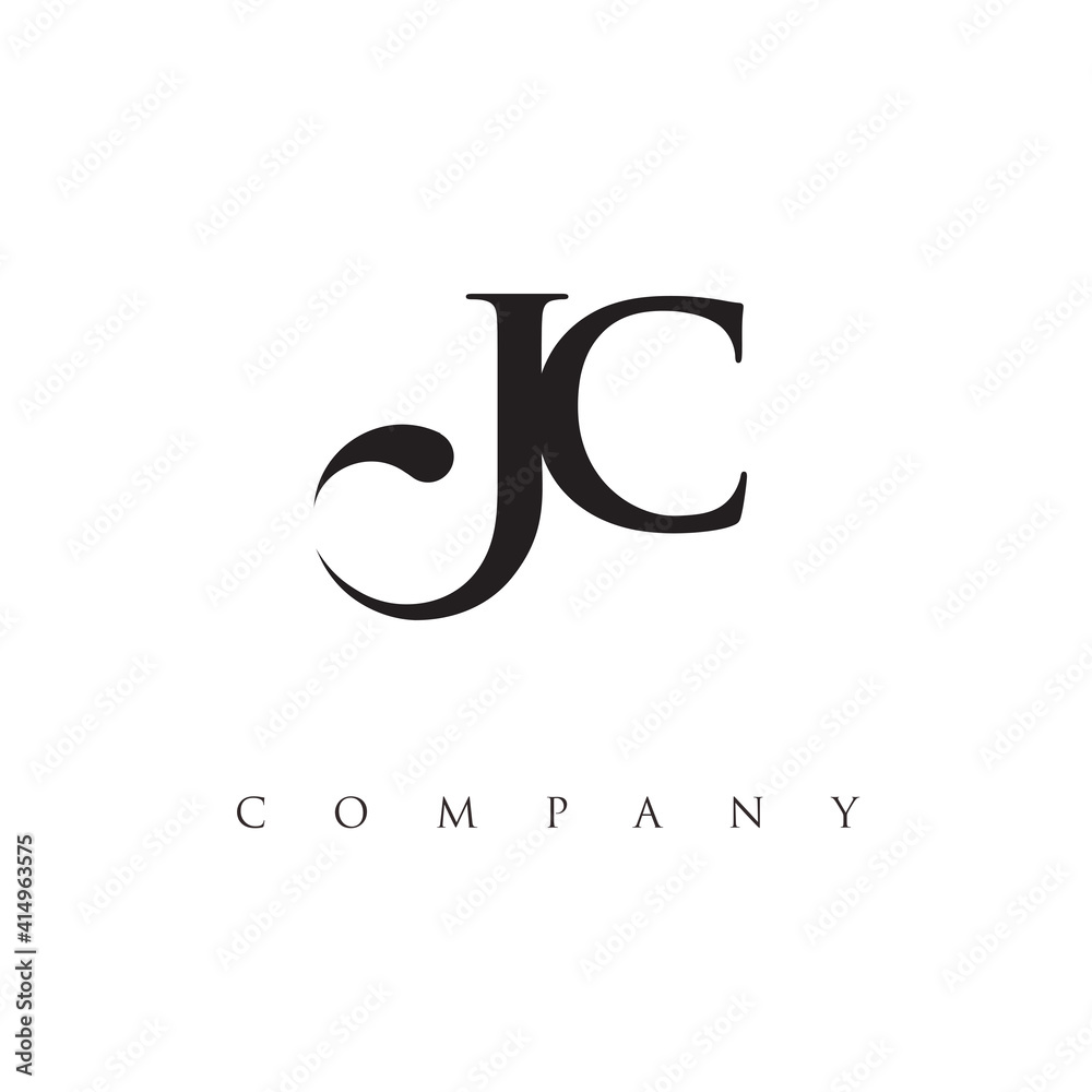 initial JC logo design vector Stock Vector | Adobe Stock