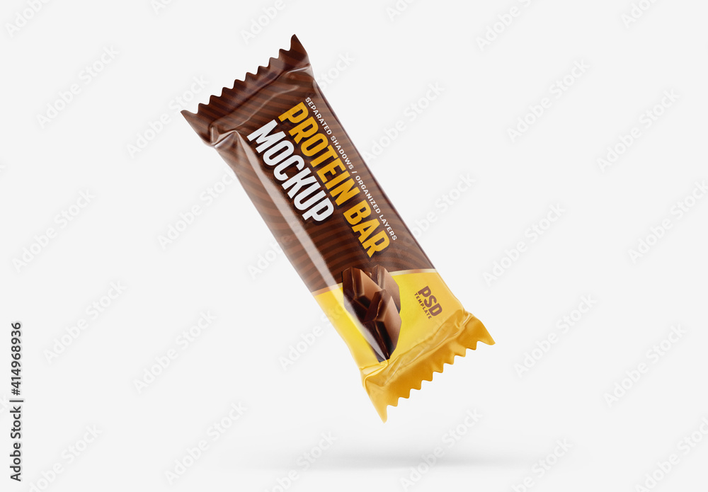 Protein Bar Mockup Stock Template | Adobe Stock