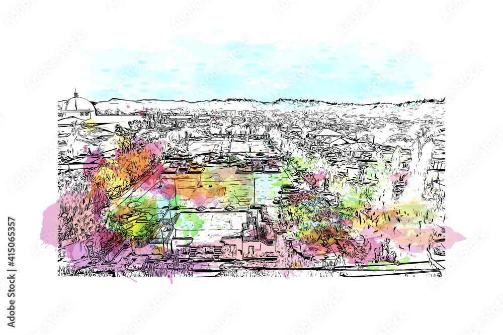 Vetor de Building view with landmark of Iloilo is on Panay Island in ...