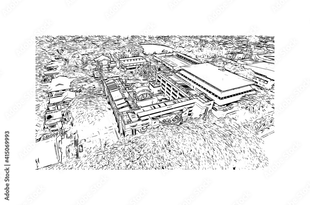 Building view with landmark of Iloilo is on Panay Island in the ...