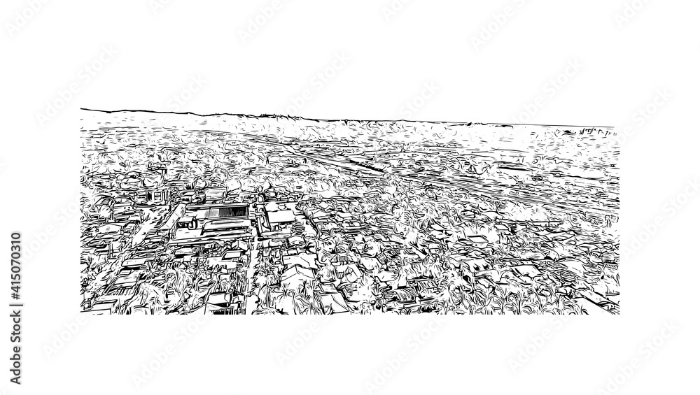 Building view with landmark of Iloilo is on Panay Island in the ...